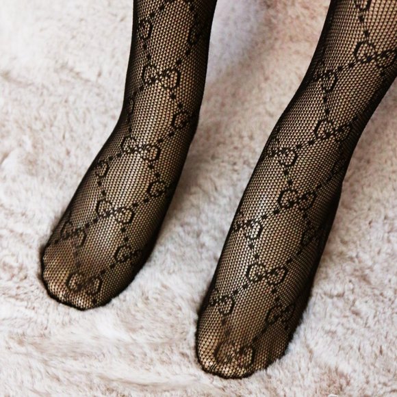 Luv Me Luv | Accessories | New Luv Me Luv Black Gg Interlocking Sheer ...